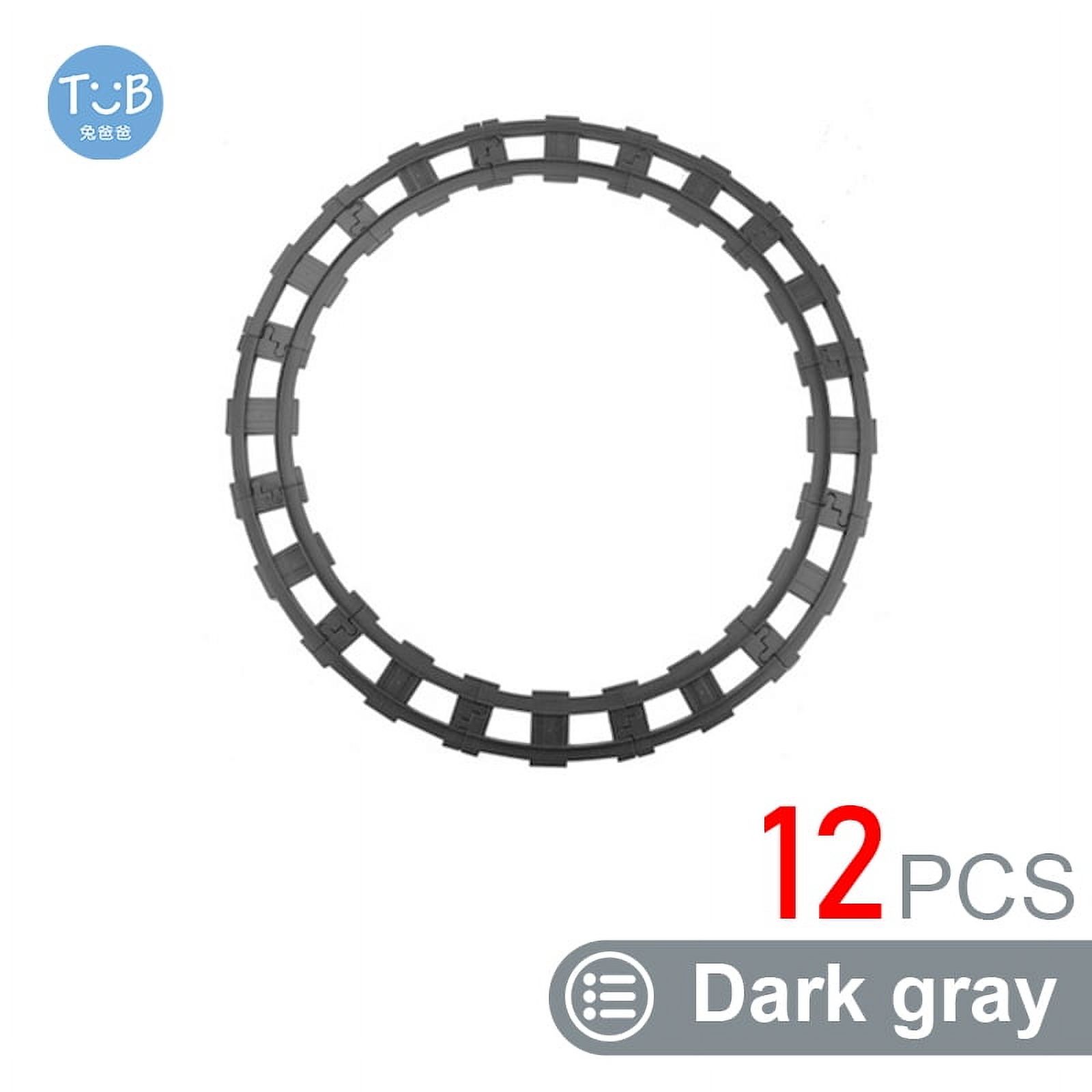 Big Size Building Block Train Tracks Traffic Straight Track Rail Bridge ...