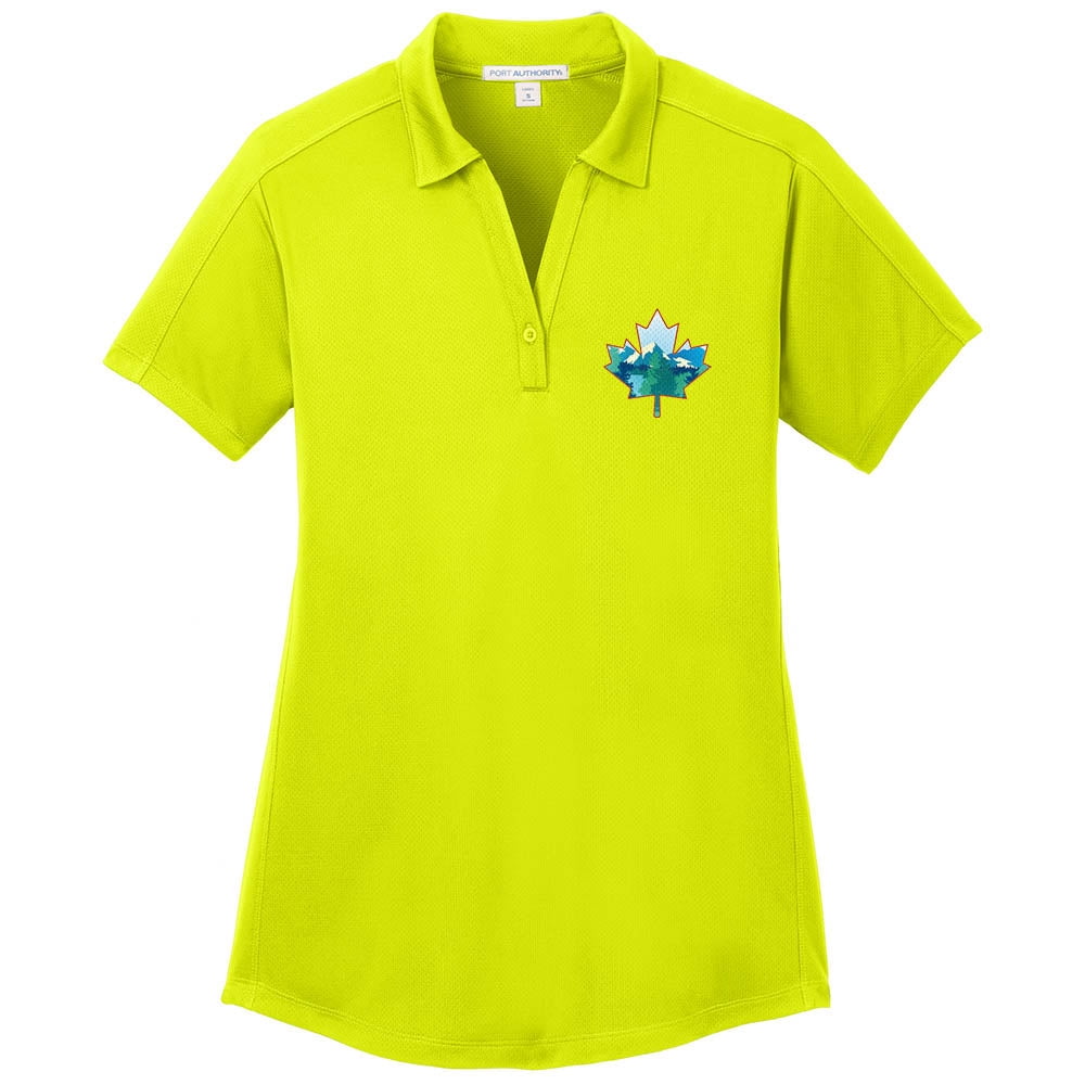 Big Size Canada Leaf Scenery Graphic Design Ladies Port Authority ...