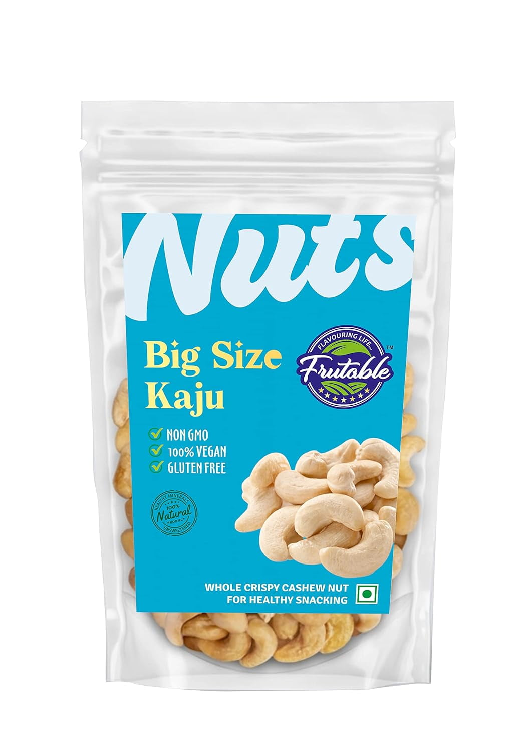Big Size Cashew Kaju By Frutable Flavouring Life 1000gm, Value Pack ...