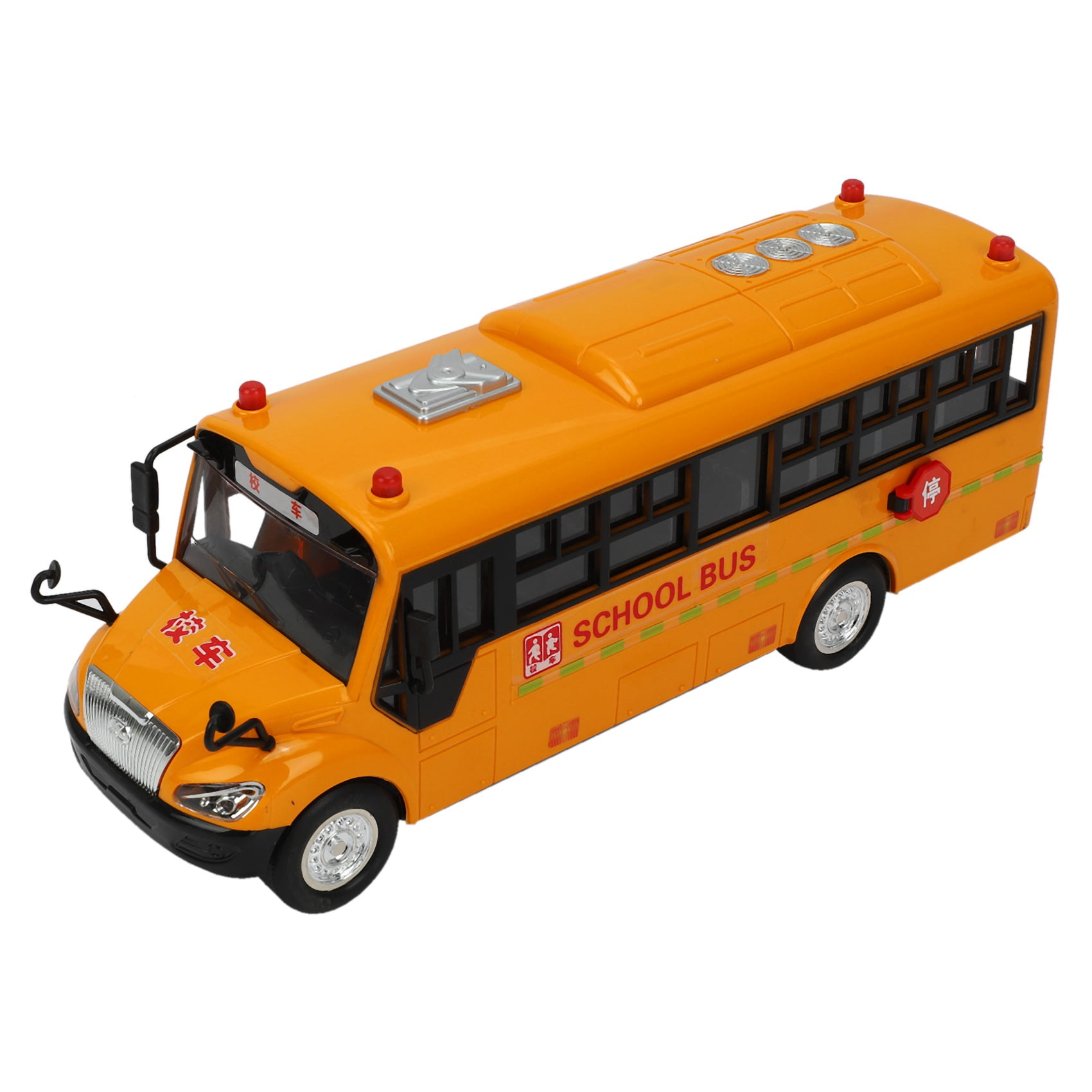 Big Size Children School Bus Toy Model Inertia Car with Sound Light for ...