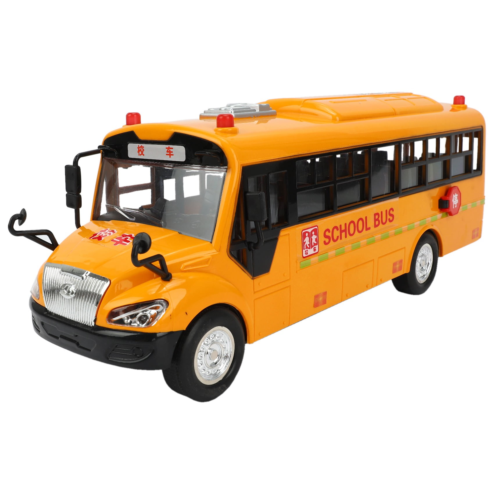 Big Size Children School Bus Toy Model Inertia Car with Sound Light for ...