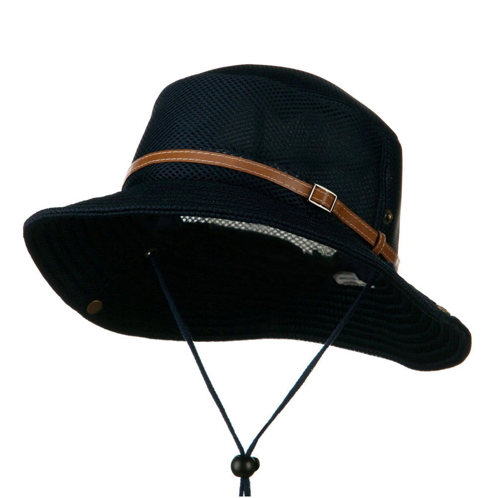 Big Size Deluxe Mesh Bucket Hat - Navy 2XL - Walmart.com