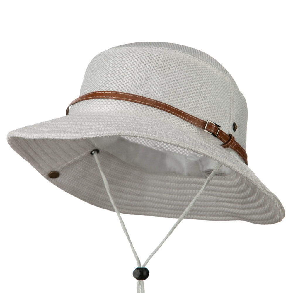Big Size Deluxe Mesh Bucket Hat - White 3XL - Walmart.com