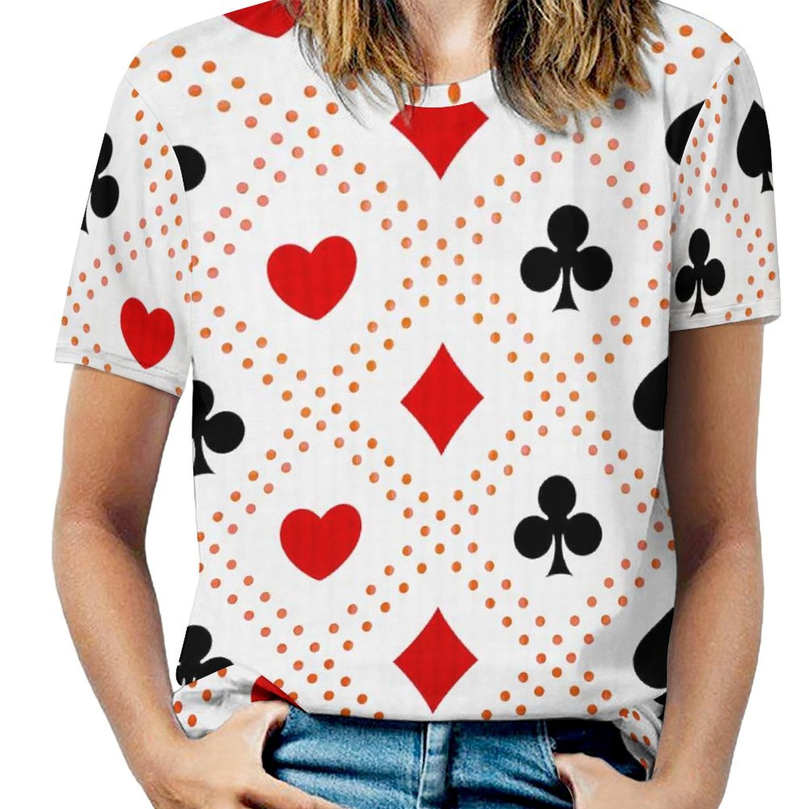 Big Size Falling Heart T Shirts Red Hearts Fall In Love Valentine ...