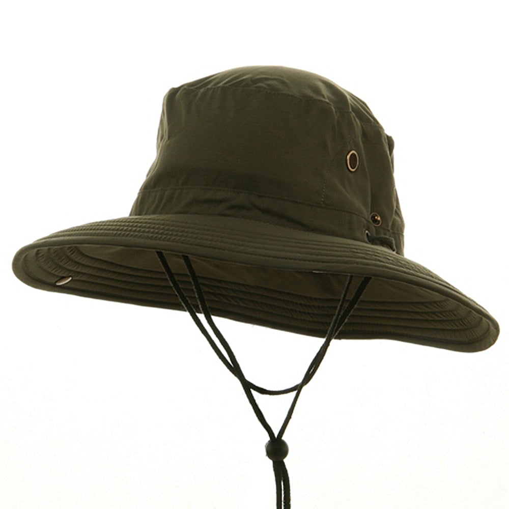 Big Size Floatable Nylon Oxford Hat - Olive XL-2XL - Walmart.com