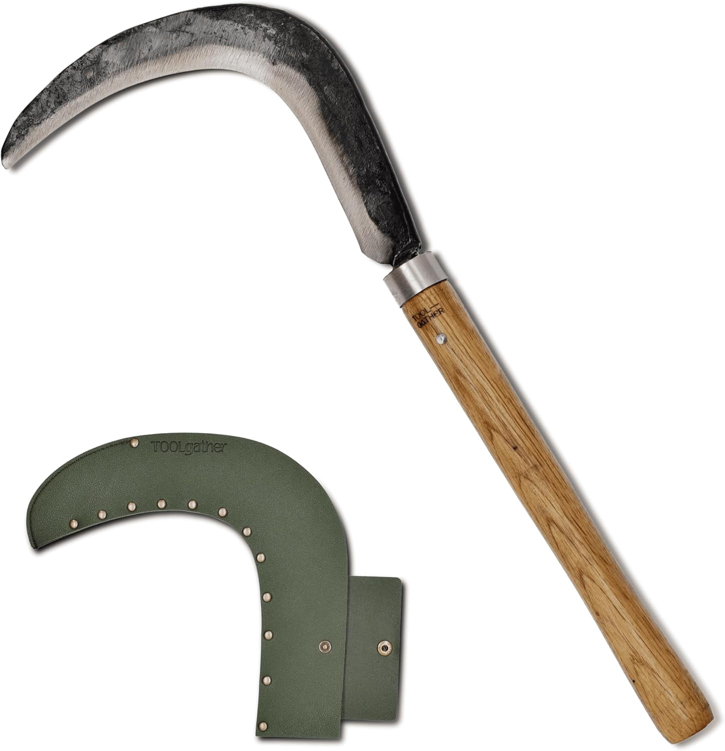 Big Size Josun Sickle - Hand-Forged Handmade Korean Weeding and Brush ...