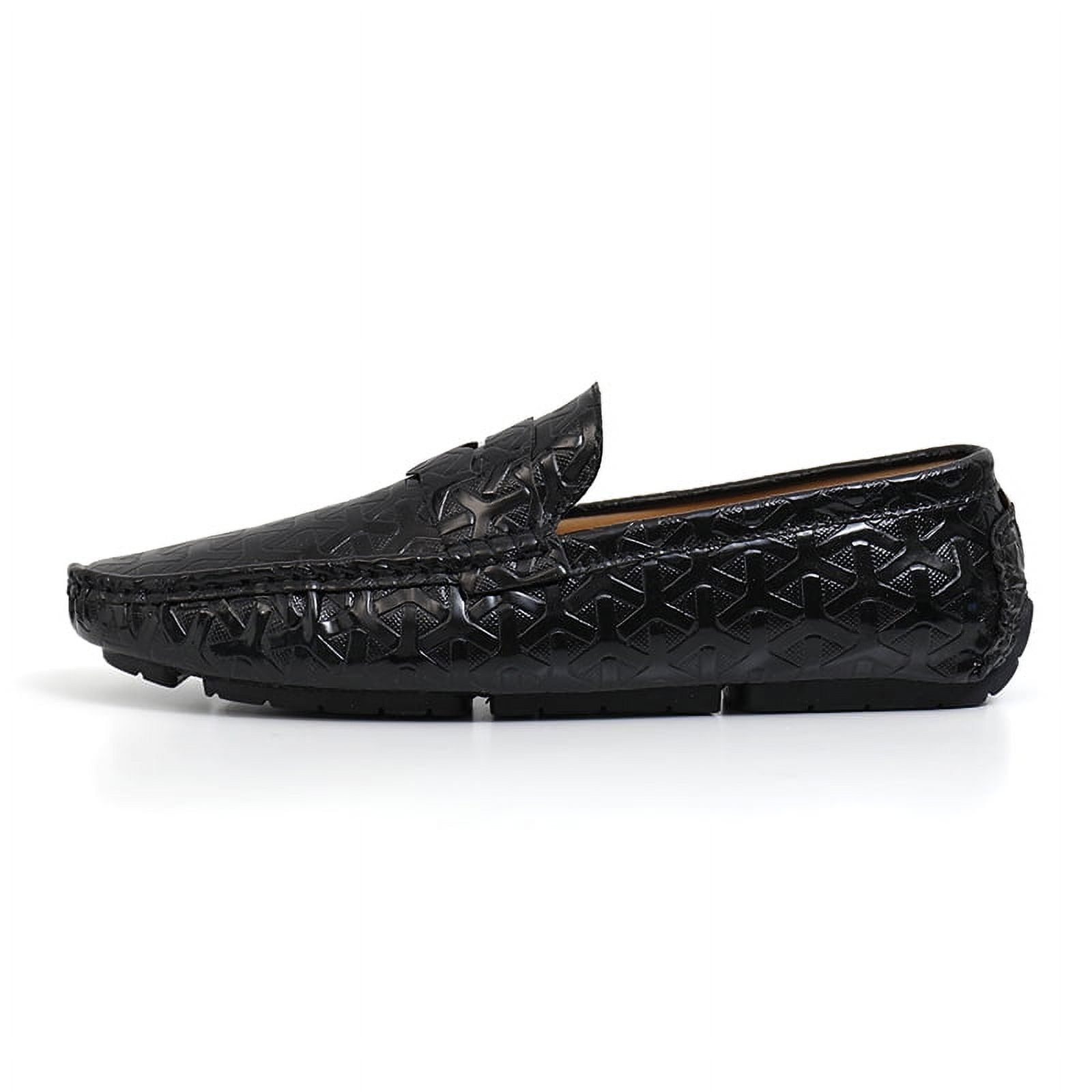 Big Size Men's Casual Loafers Slip On Leather Shoes Comfortable ...