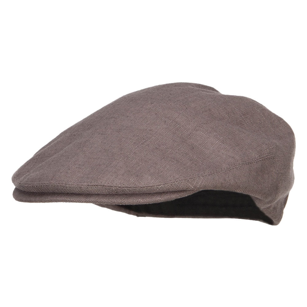 Big Size Men's Linen Ivy Cap - Charcoal XL-2XL - Walmart.com