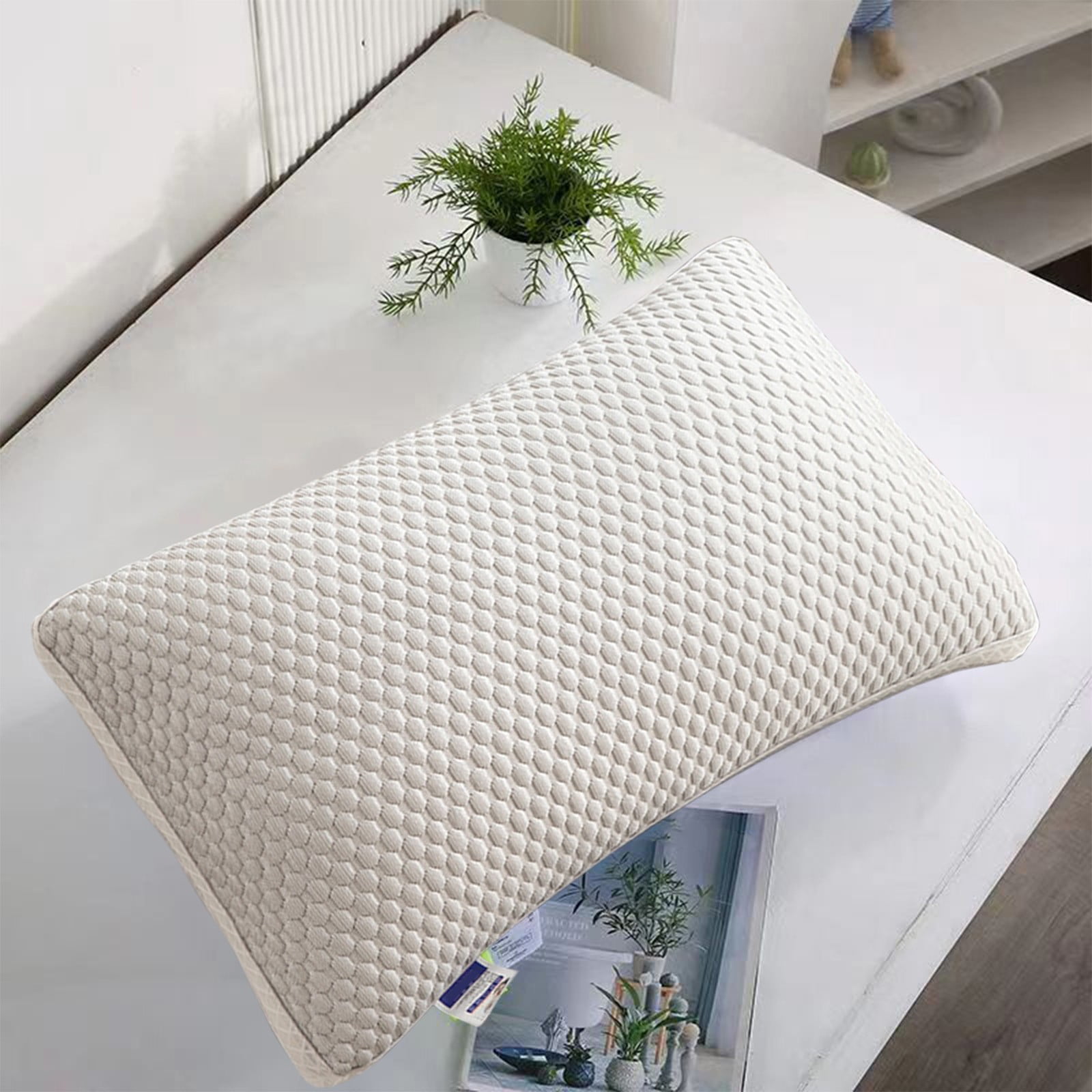 Big Size Down Pillow for Bed, Soft Pillow for Sleeping, Hotel Quality ...