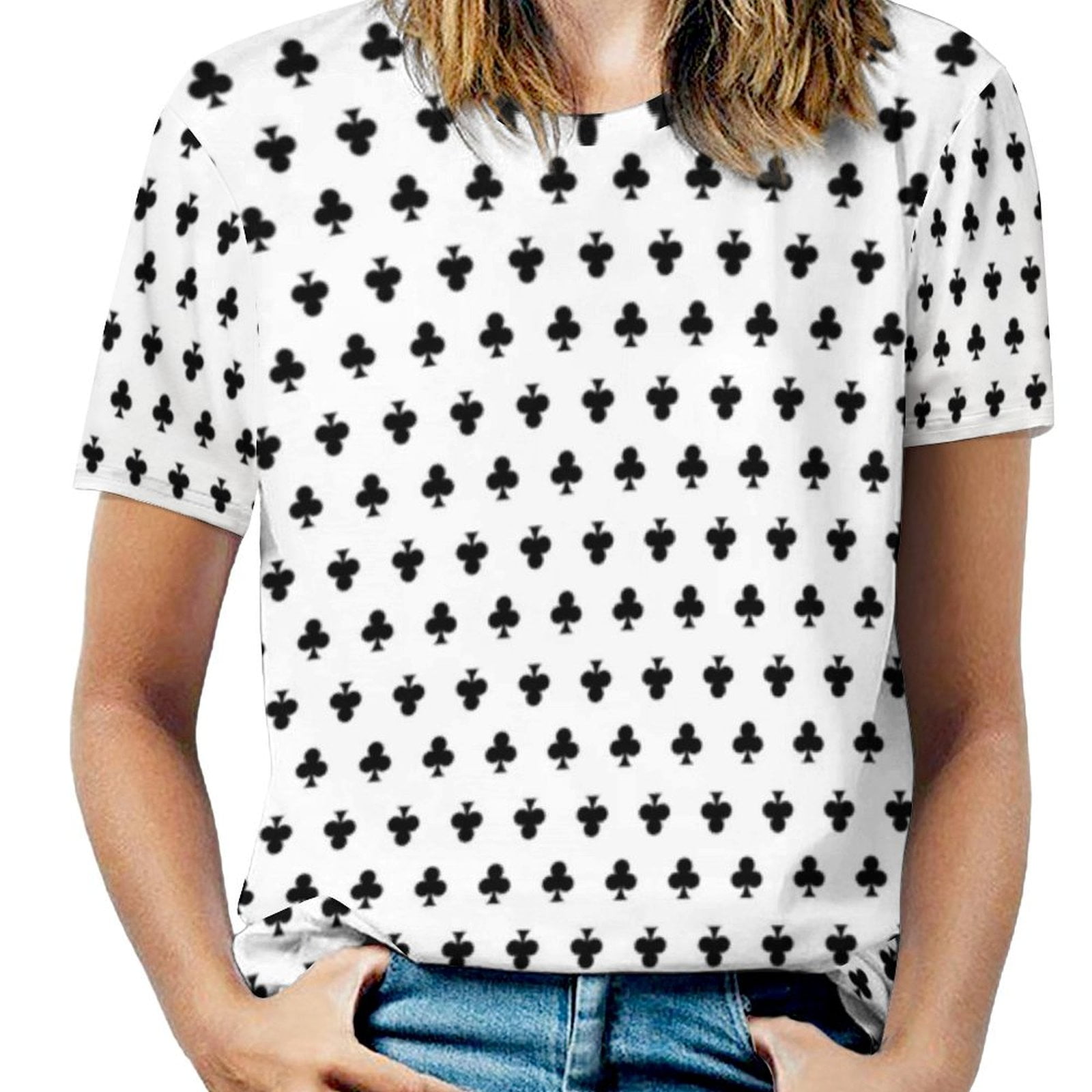 Big Size Playing Poker Card T Shirts Hearts Diamonds Clubs Spades ...