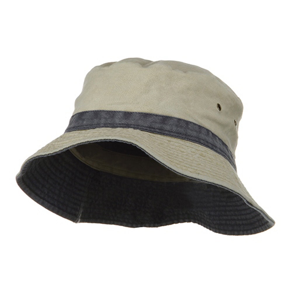 Big Size Reversible Bucket Hats - Khaki Navy XL-2XL - Walmart.com