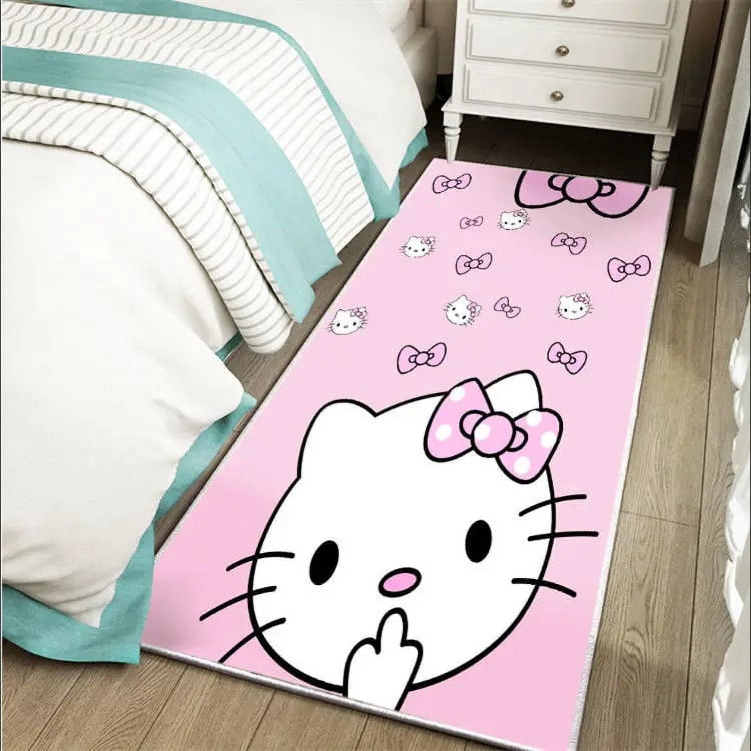 Big Size Sanrio Hello Kitty Kawiii Cartoon Rug Room Living Room Bedroom ...