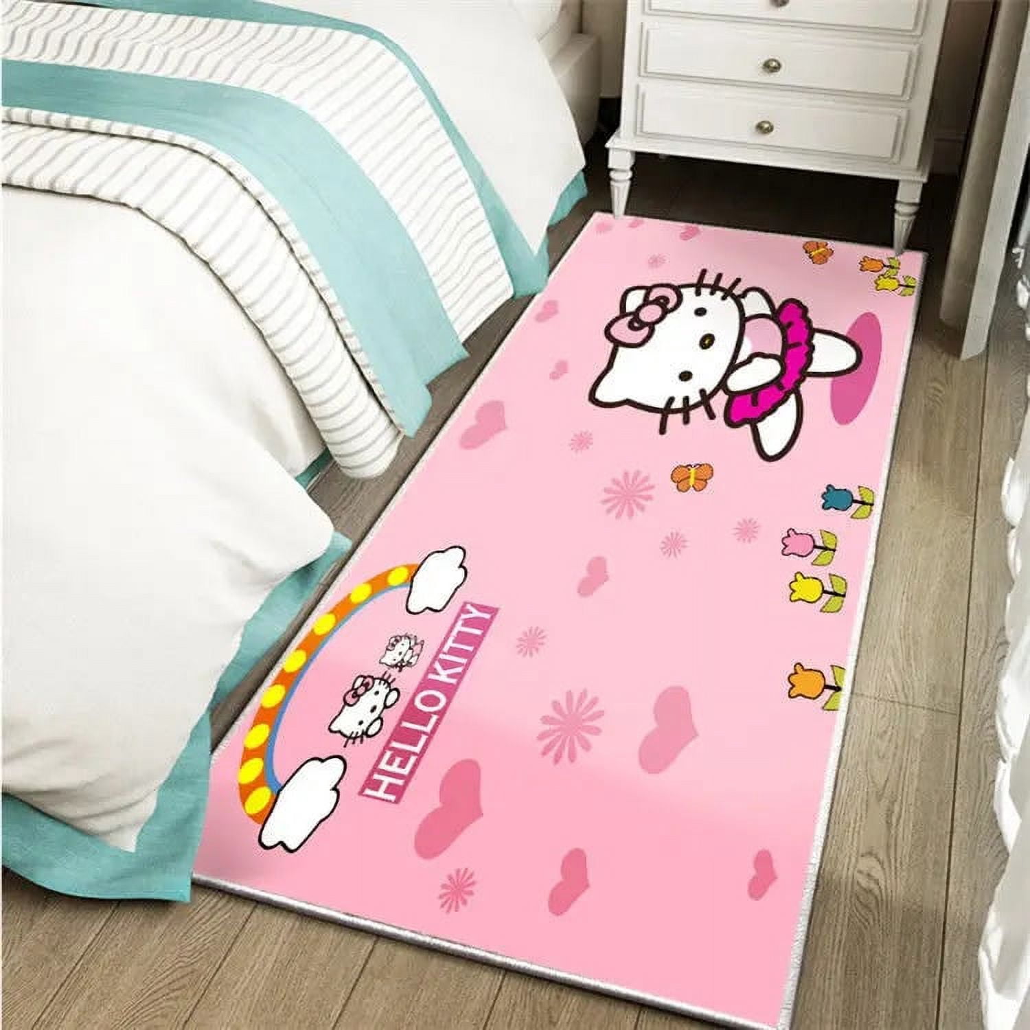 Big Size Sanrio Hello Kitty Kawiii Cartoon Rug Room Living Room Bedroom ...