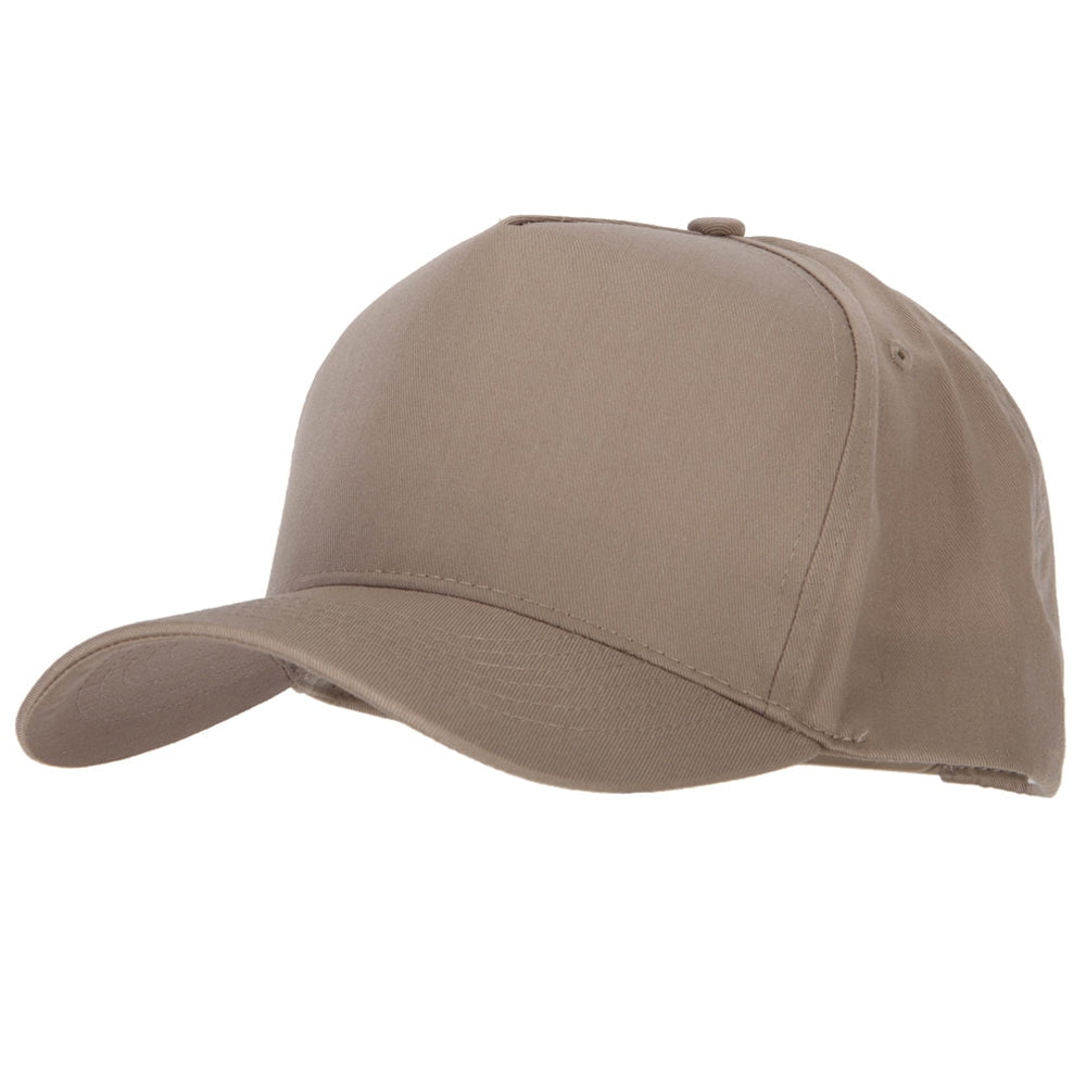 Big Size Solid Cotton Twill 5 Panel High Profile Pro Style Snap Cap ...