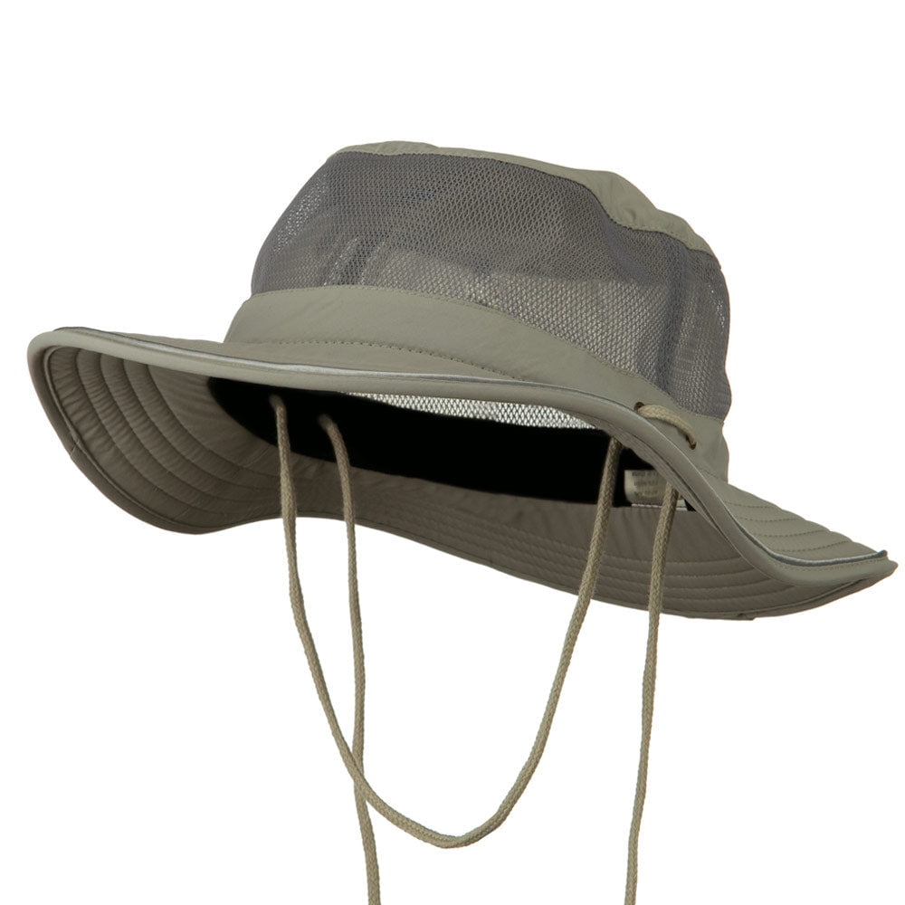 Big Size Talson UV Mesh Bucket Hat - Grey 2XL-3XL - Walmart.com