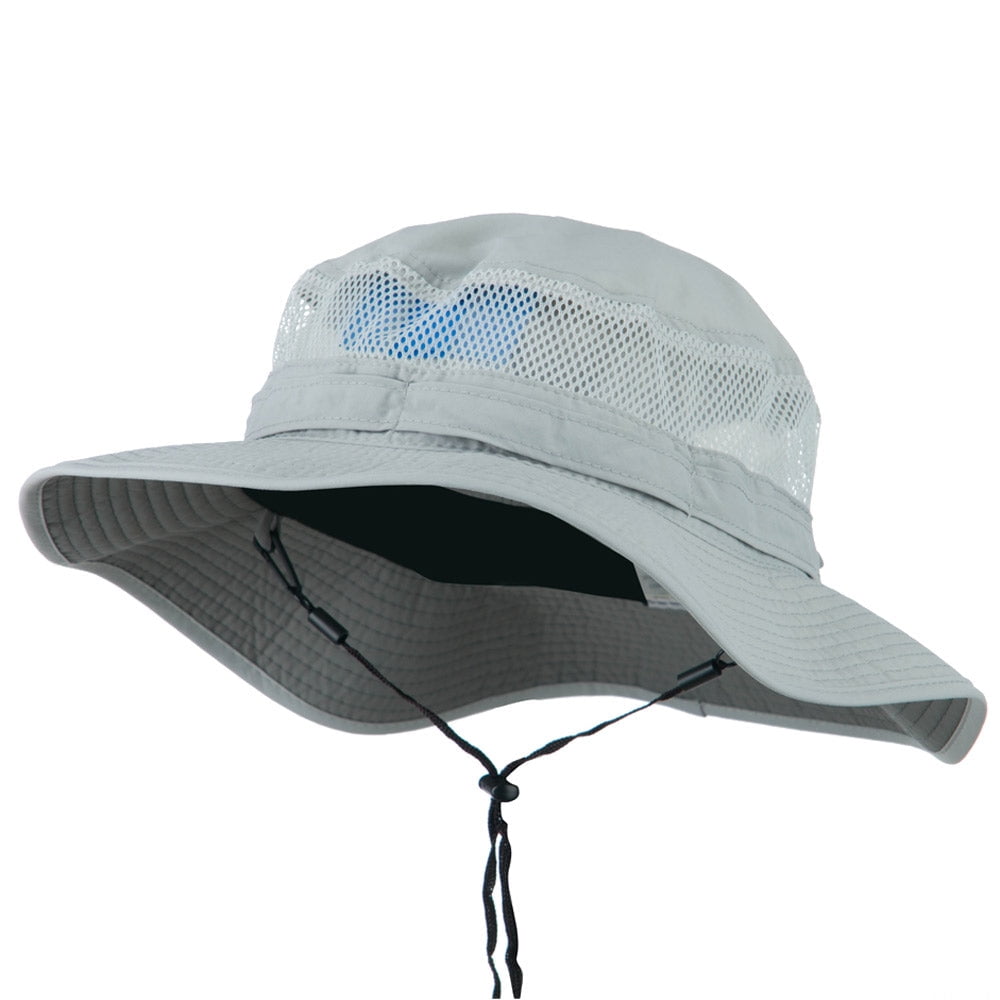 Big Size Taslon UV Bucket Hat - Grey XL-2XL - Walmart.com