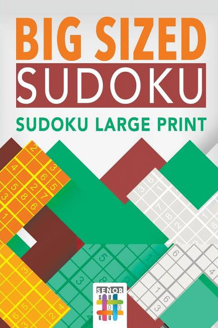 Big Sized Sudoku Sudoku Large Print (Paperback)(Large Print) - Walmart.com