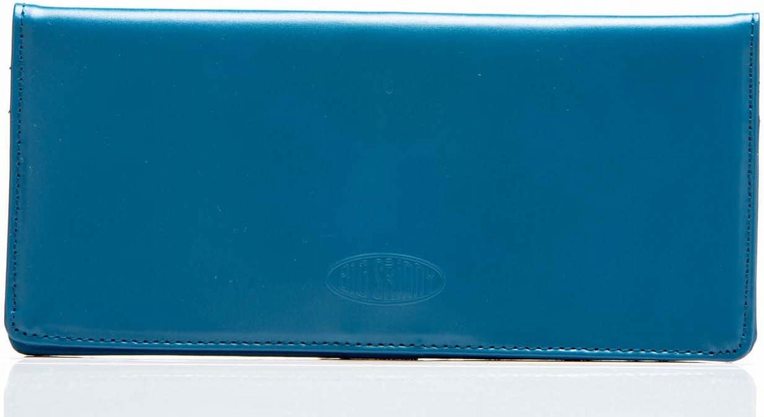 Big Skinny Women's Executive Leather Bi-Fold Checkbook Slim Wallet ...