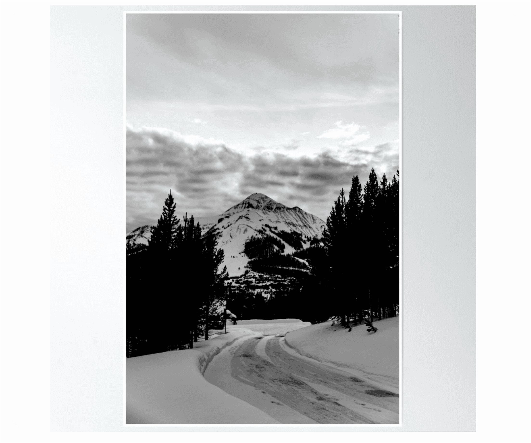 Big Sky Bnw Poster Wall Art Modern Wall Decor - Walmart.com