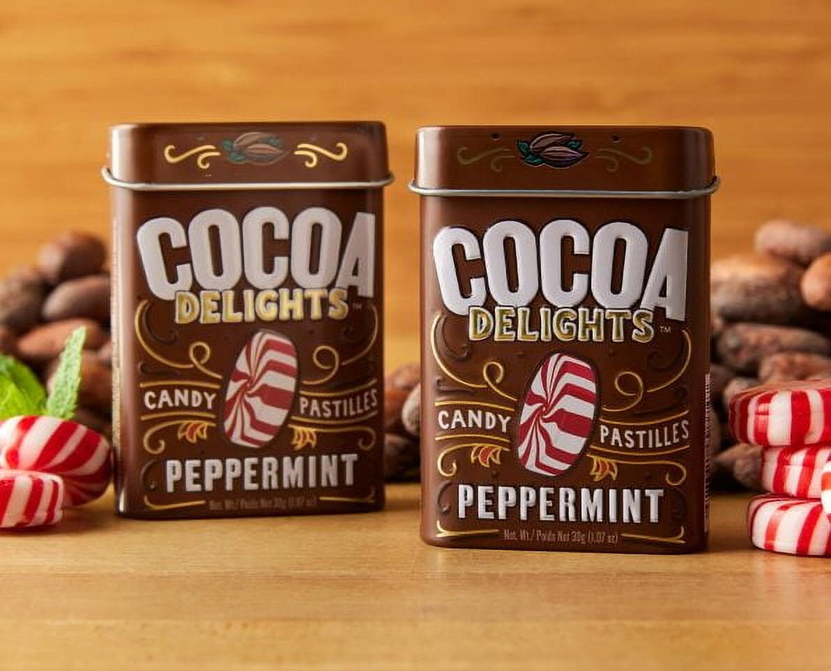 Big Sky Cocoa Delights, Peppermint Flavor, 1.07 Ounce Tin - 12 Count Display Box - Walmart.com