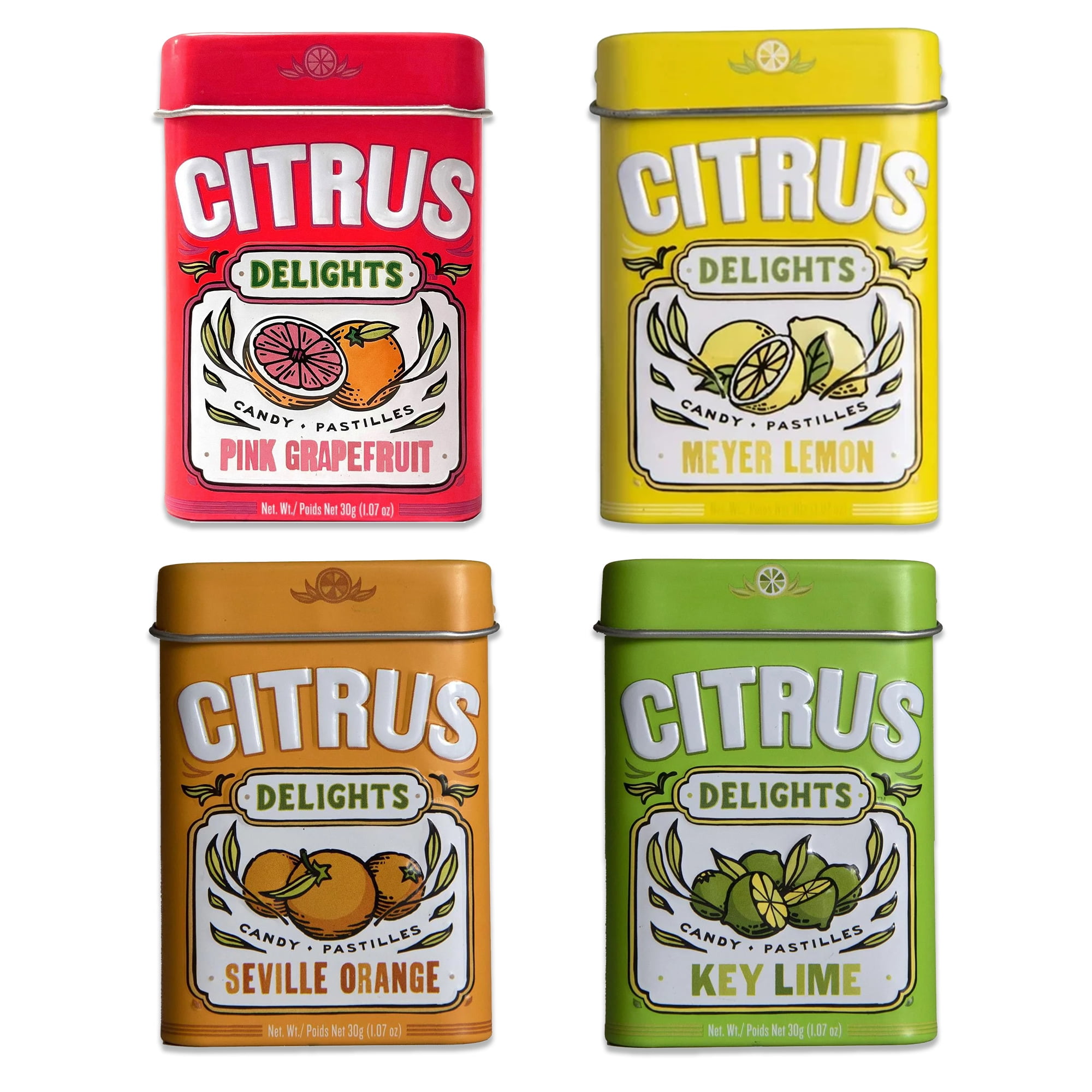 Big Sky Mints Citrus Delights Variety 4 Pack. Orange Mints, Grapefruit ...