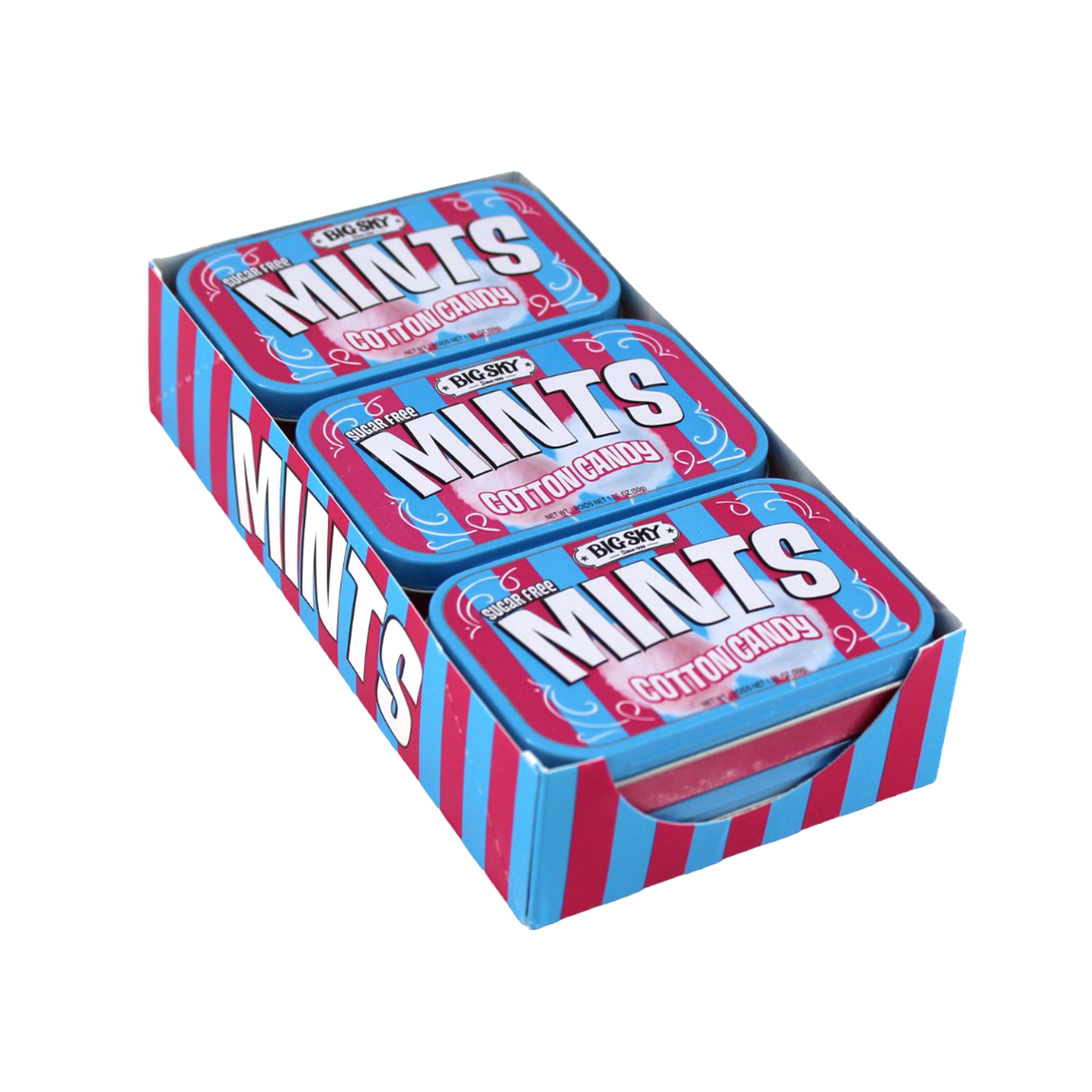 Big Sky Cotton Candy Mints 6 Count Keepsake Tin - Walmart.com