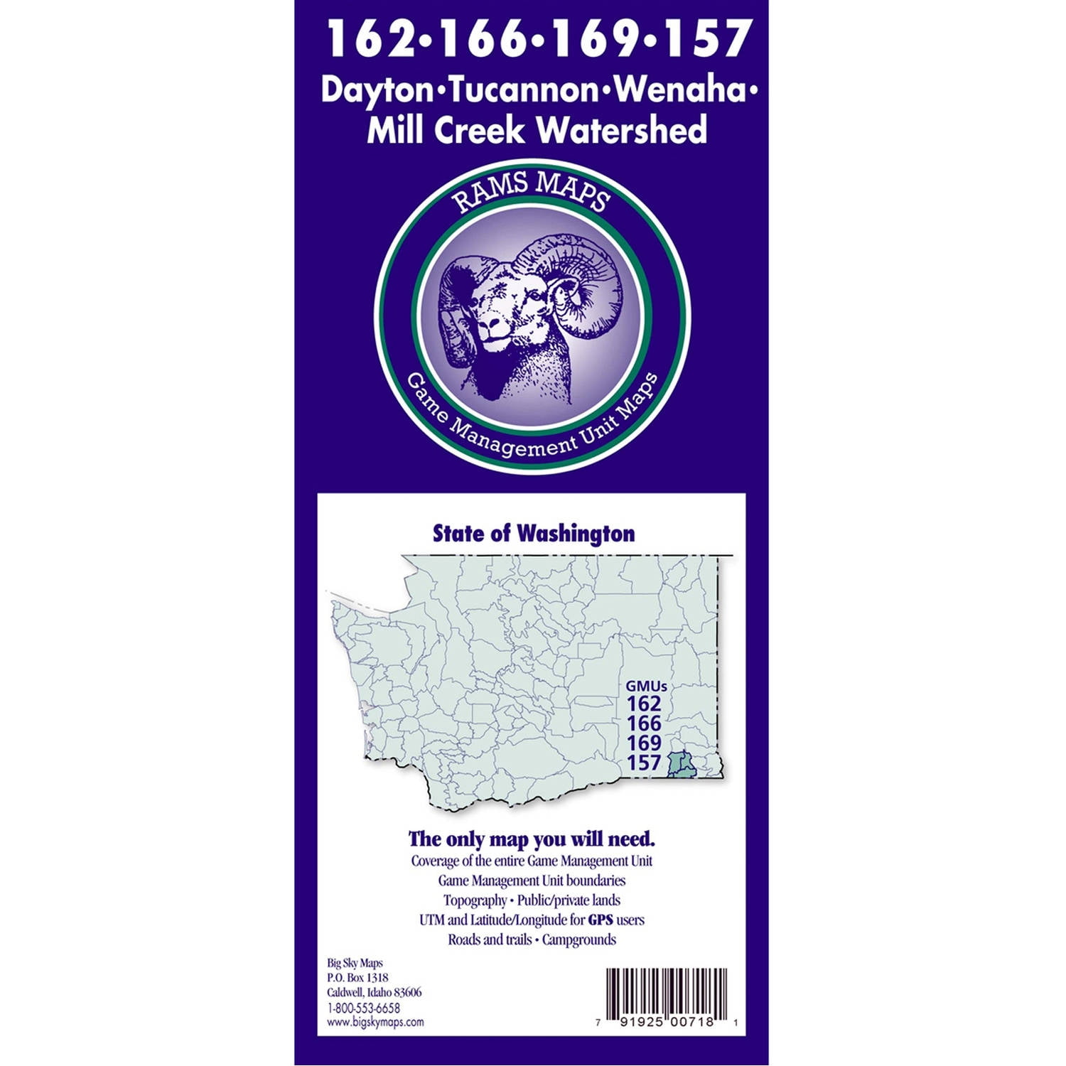 Big Sky Washington RAMS GMU Maps - Walmart.com