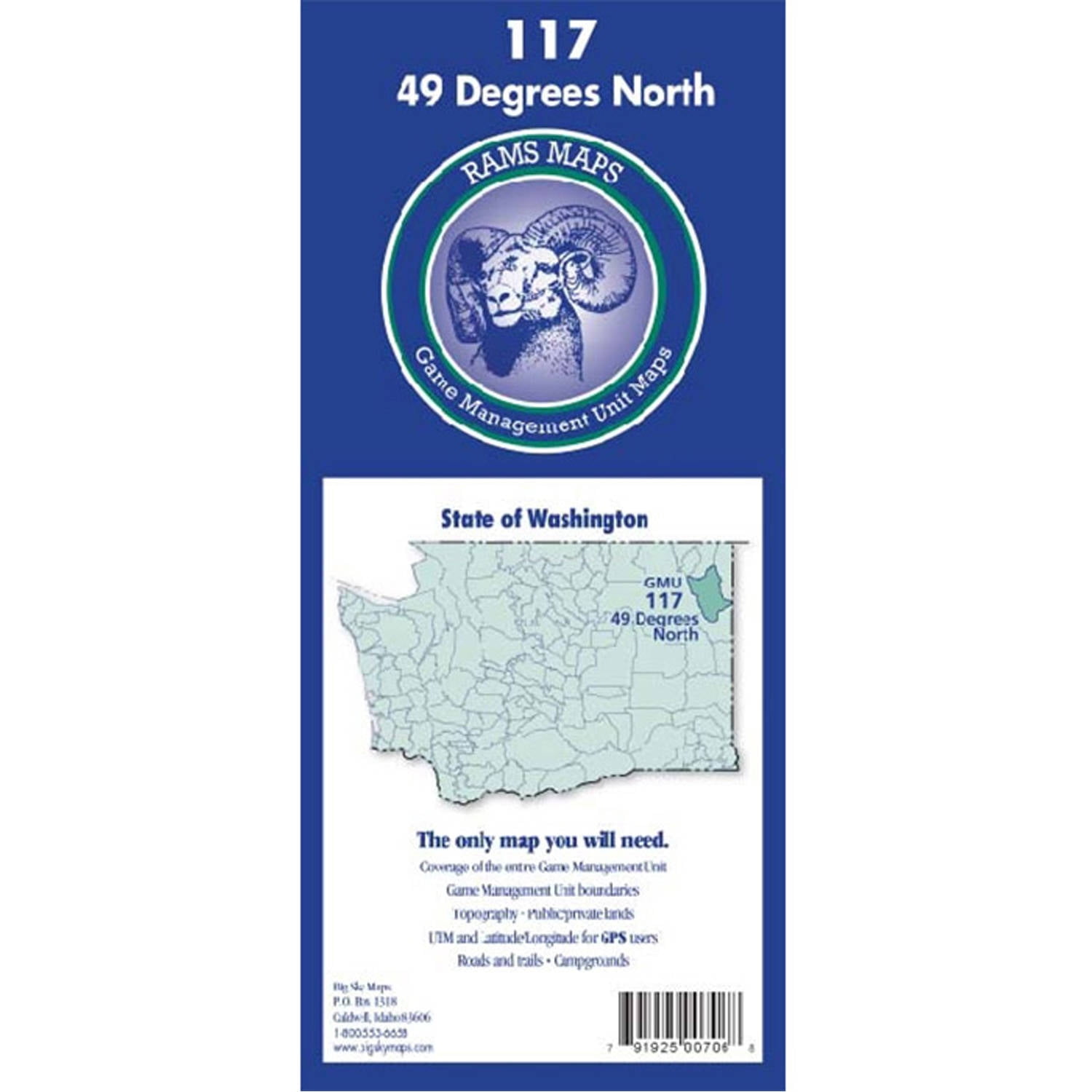 Big Sky Washington RAMS GMU Maps - Walmart.com