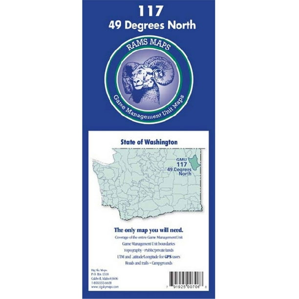 Big Sky Washington RAMS GMU Maps - Walmart.com