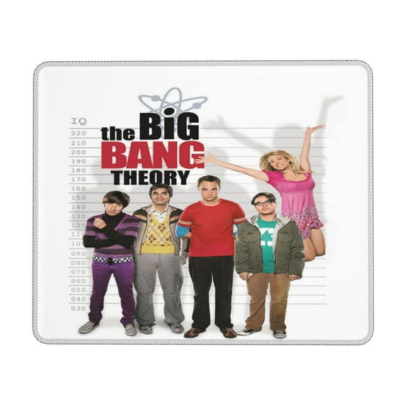 Big Small B-Ang The-0r Mouse Pad Square Stitched Edges Non-Slip Rubber ...