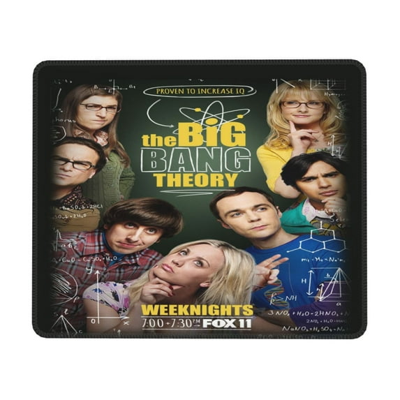 Big Small B-Ang The-0r Mouse Pad Square Stitched Edges Non-Slip Rubber ...