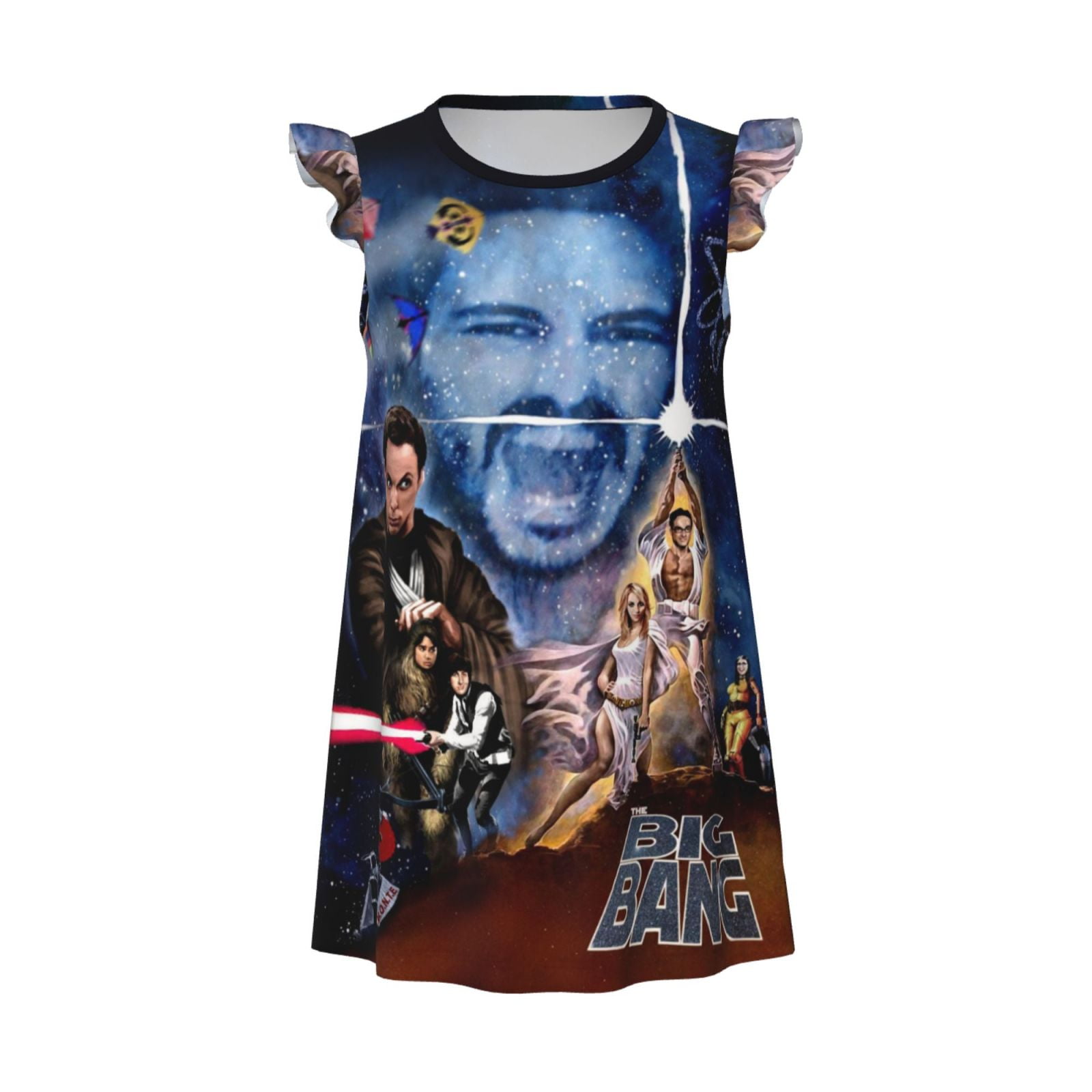 Big Small B-Ang The-0r Nightgown Princess Pajama Dresses For Sleepwear ...