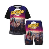 Big Small B-Ang The-0r Pajamas Set Cartoon Shirt With Shorts Set Summer ...
