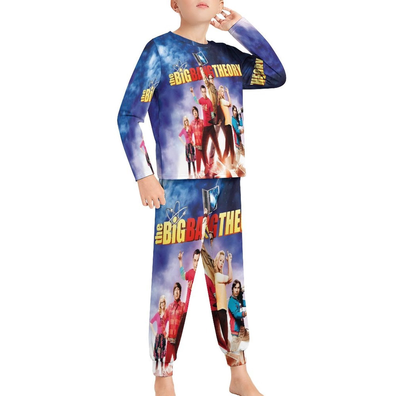 Big Small B-ang The-0r T Shirt Set Long Sleeve Tee Shirt Pants Set ...