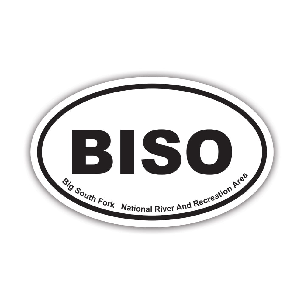 Big South Fork National River And Recreation Area BISO Oval Sticker ...