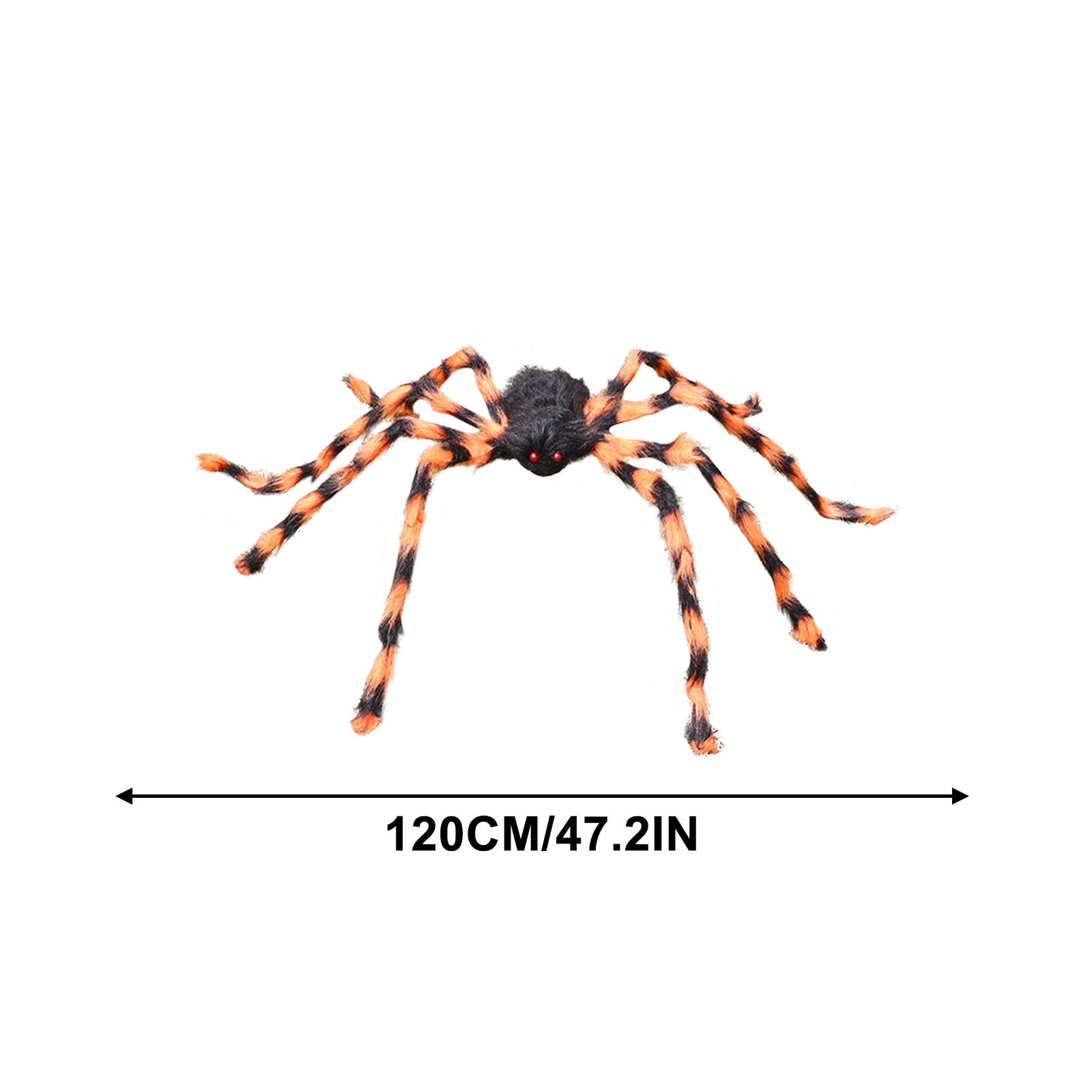Big Spider Decoration, Realistic Spider Props, Fake Large Hairy Spider ...
