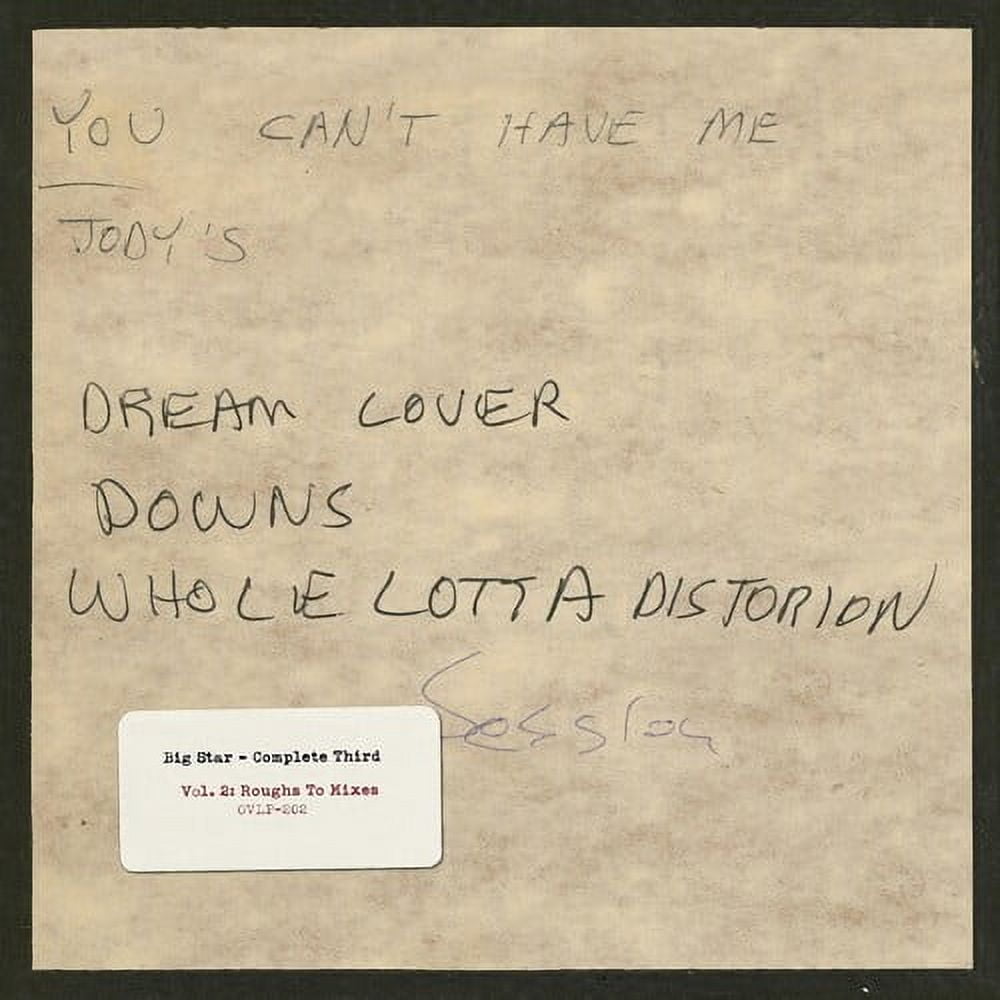 Big Star - Complete Third: Vol. 2: Roughs To Mixes - Music ...