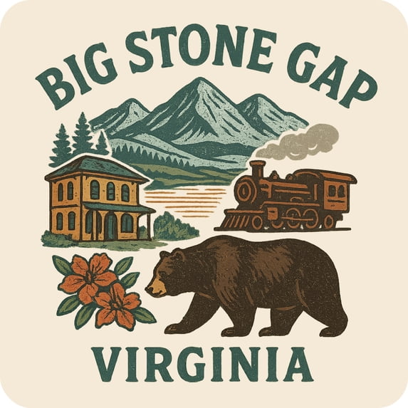 Big Stone Gap Virginia Keepsakes Souvenir Vinyl Sticker – Destination ...