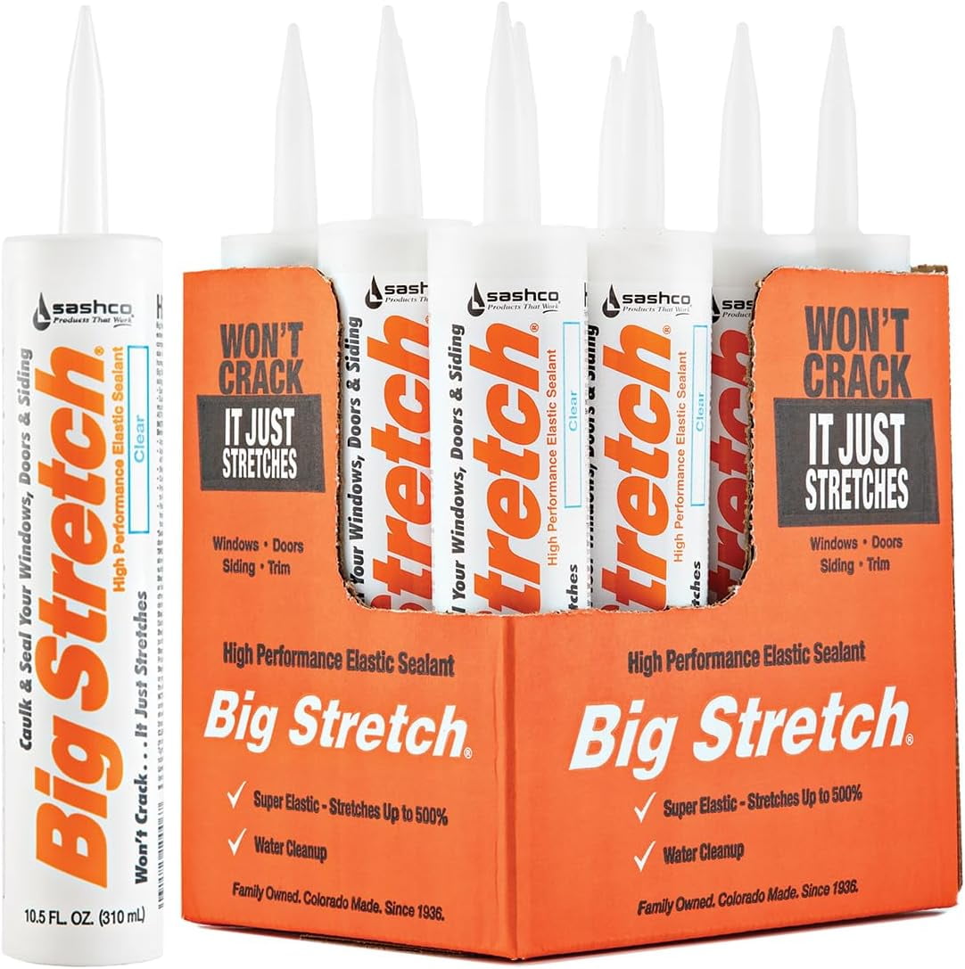 Big Stretch Big Stretch Clear Acrylic Caulk 10.5 oz. - Walmart.com