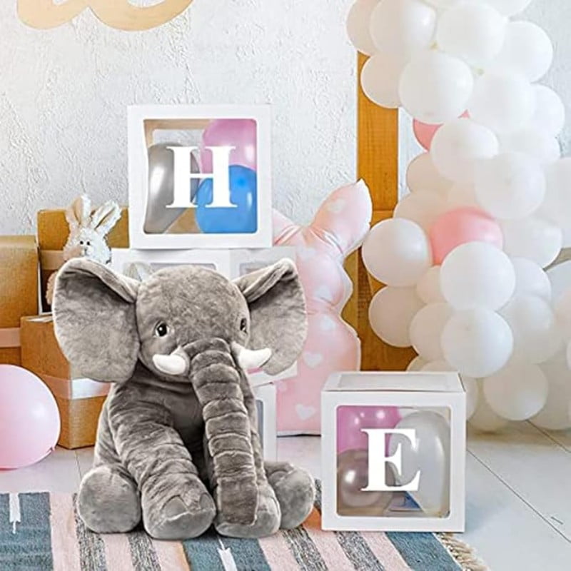 Big Stuffed Elephant, Large Elephant Stuffed Animal, Giant Plush Animal ...