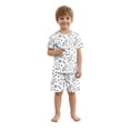 Big Summer Outfits For Boys Doodle Print Sleepwear Short Sleeve Shirt ...