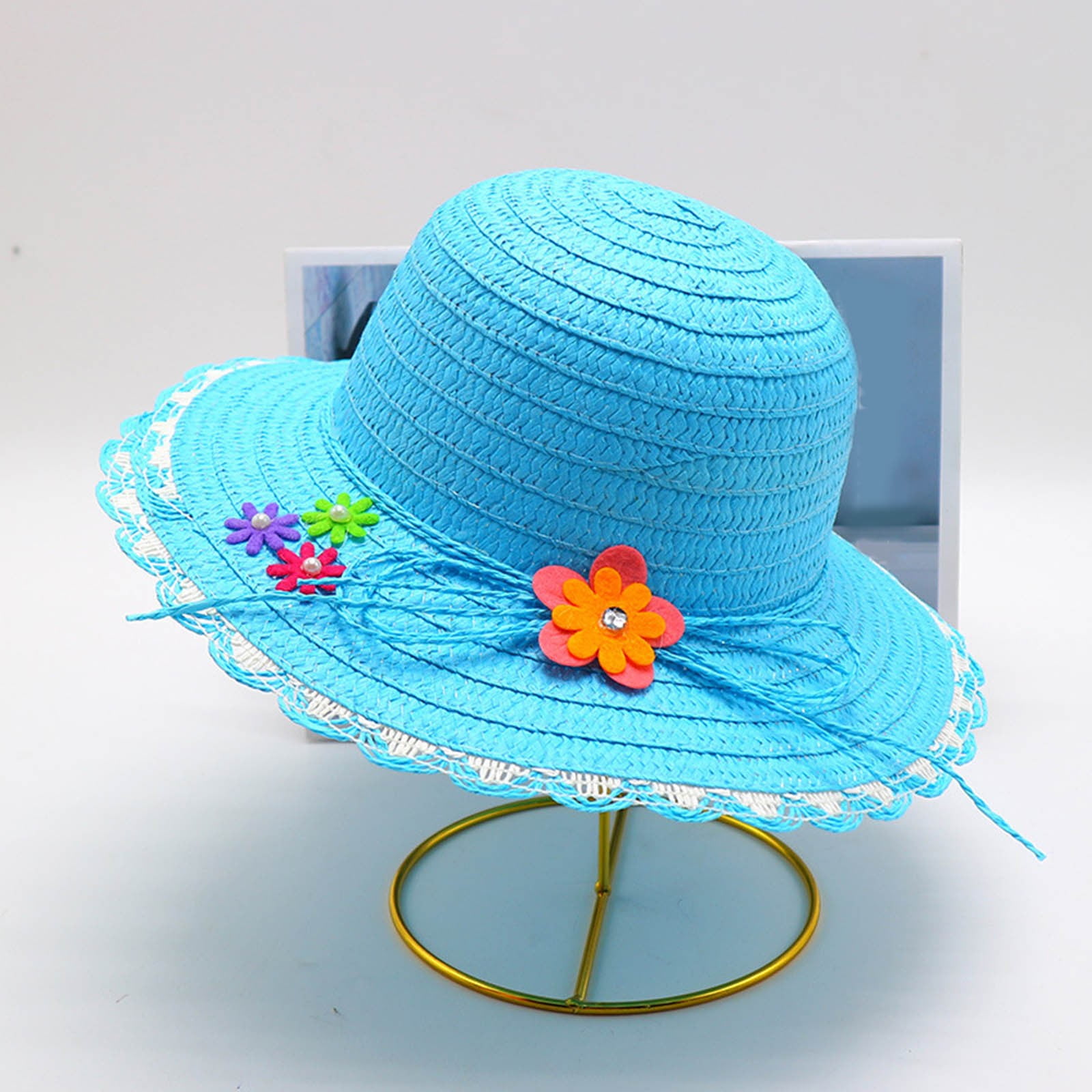 Big Summer Sale,Children's Large Brimmed Summer Sun Hat, Outdoor ...