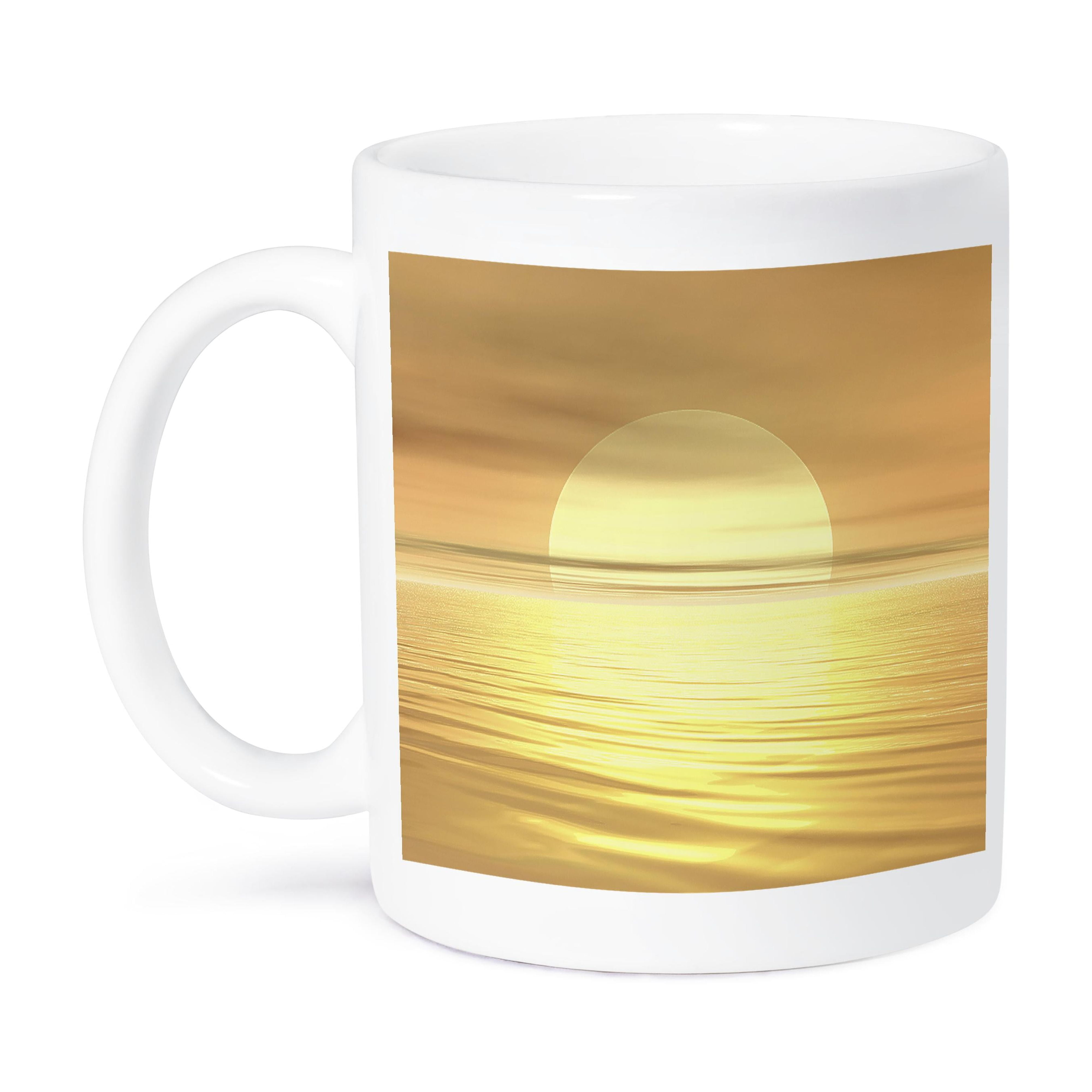 3dRose, Big Sunset digital art of a big sunset casting light across the ...