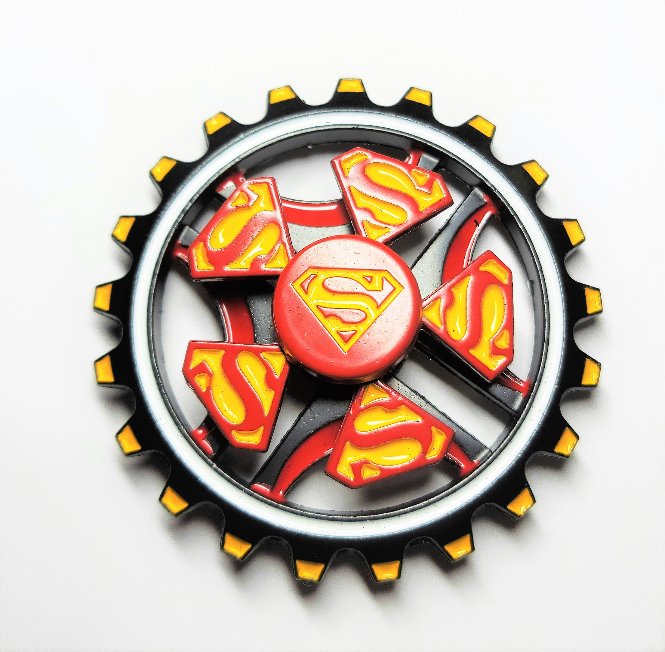 Big Superman Metal Fidget Spinner Comic Hero Steel Hand Toy XMAS ...