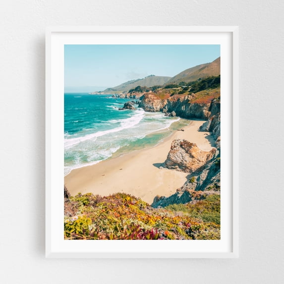 Big Sur Beach - California Photography Coastal Beach Ocean Seascape ...