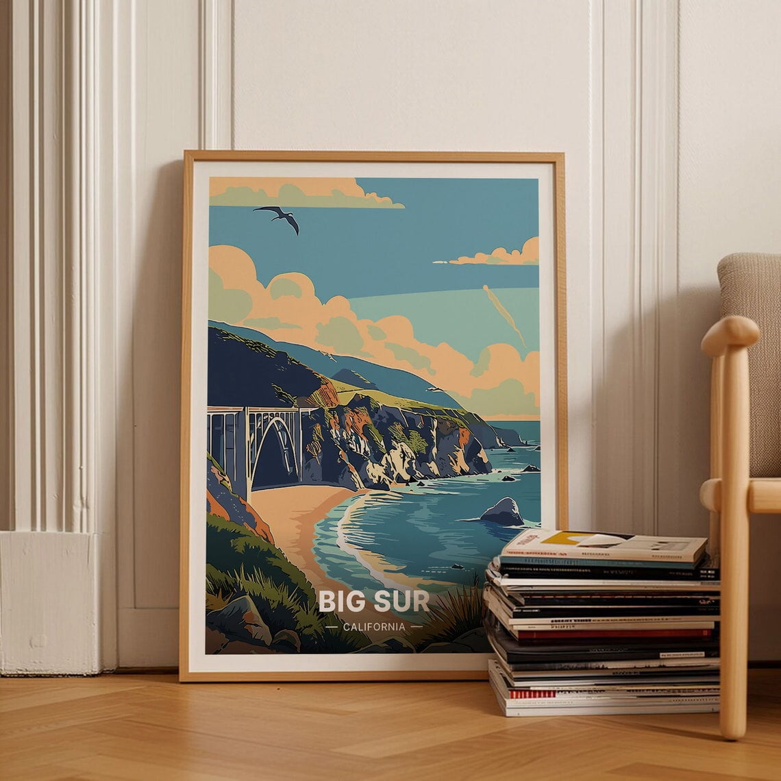 Big Sur California Coastal Road Trip Wall Art 3 Unframed Paper Print ...