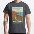 Big Sur California Original Wpa Poster Style Retro Design Classic T ...