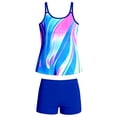 Big Swimsuit For Girls Flowy Tank Tops With Shorts Two Piece Bathing ...