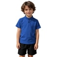 Big T-Shirts For Boys Casual Short Sleeve Knit With Stand Collar ...