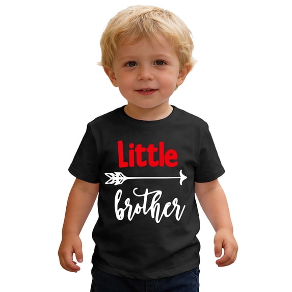 Big T-Shirts For Boys Short Sleeve With Letter Print Casual Round Neck ...